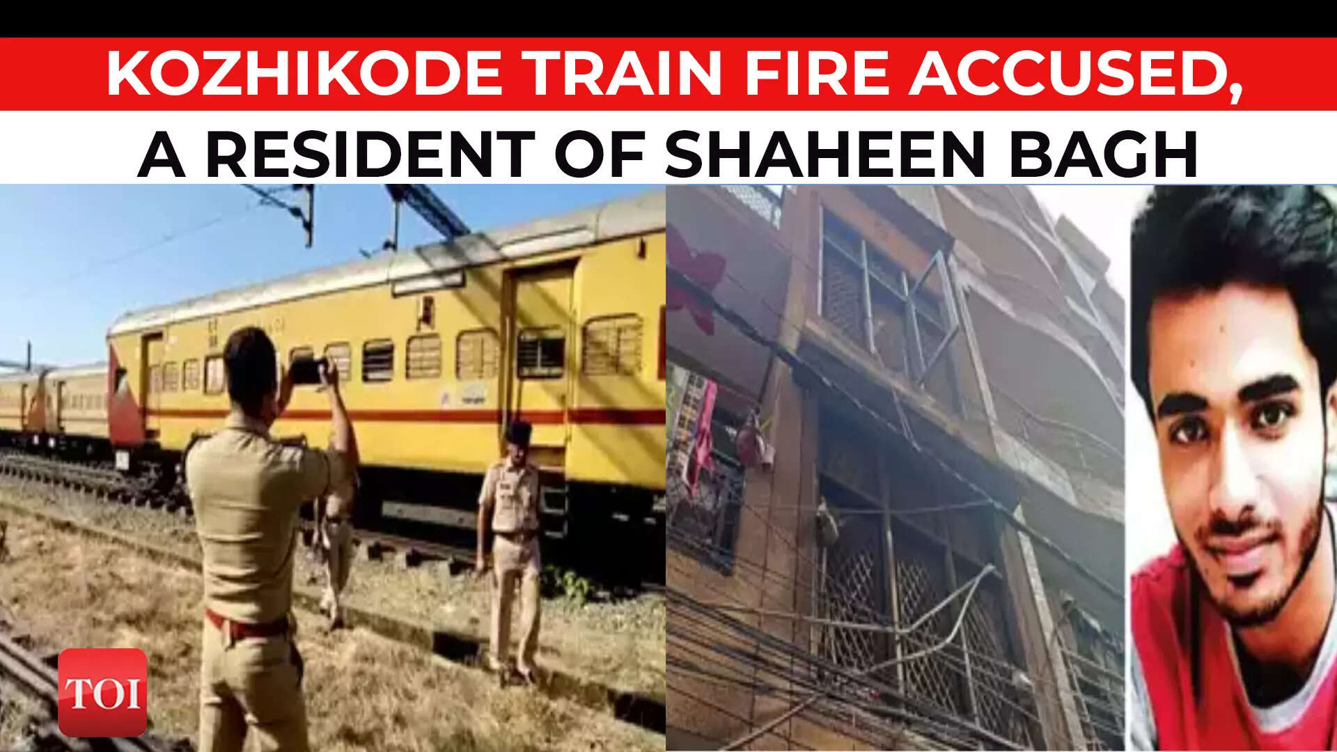 Kerala train fire suspect Shahrukh Saifi is from Delhi's Shaheen Bagh; cops visit house ...