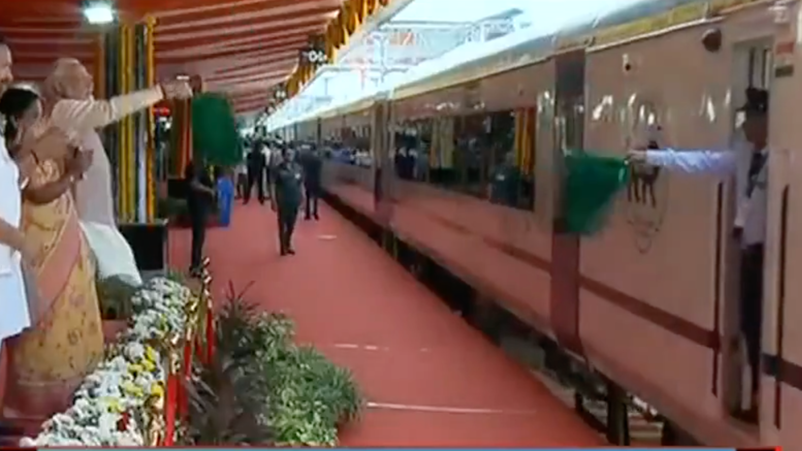 PM Modi flags off Secunderabad-Tirupati Vande Bharat Express