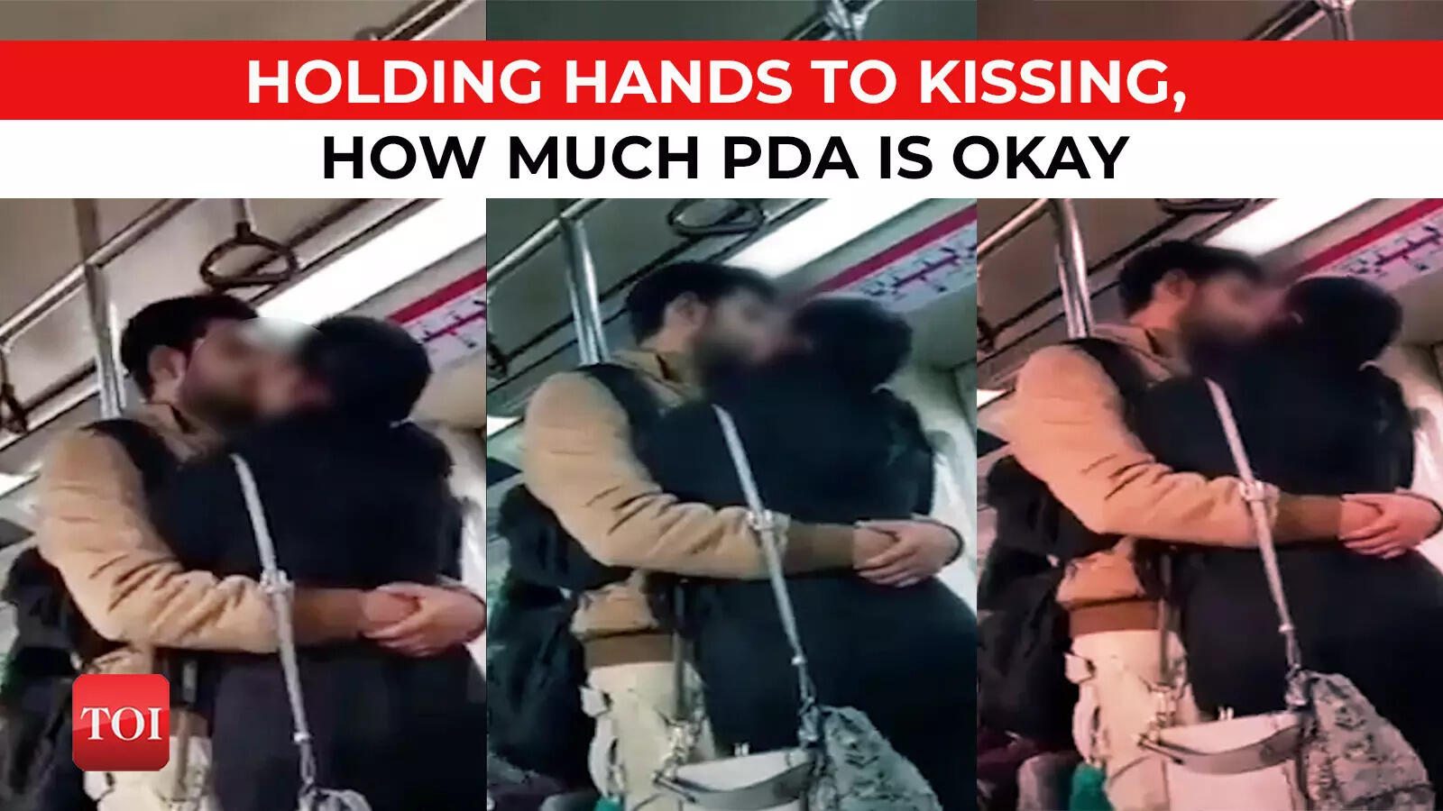 PDA: Video of couple kissing in Delhi Metro goes viral, Twitterati react