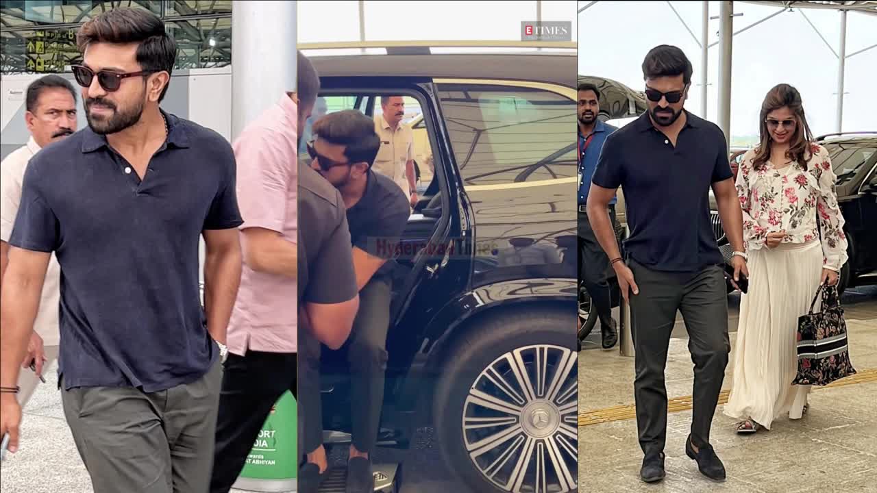 Ram Charan and Upasana Konidela fly to the Maldives