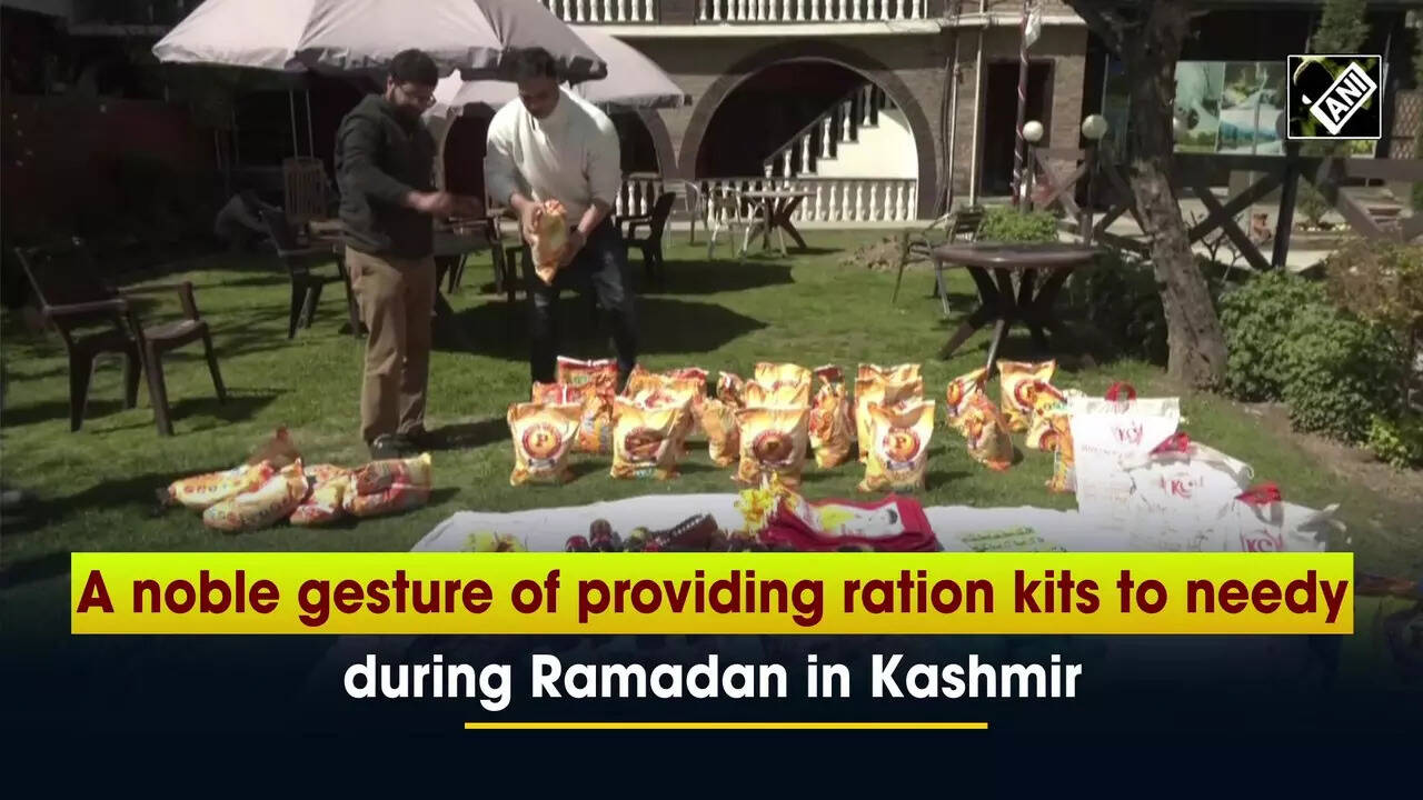 kashmir: A noble gesture of providing ration kits to needy during ...