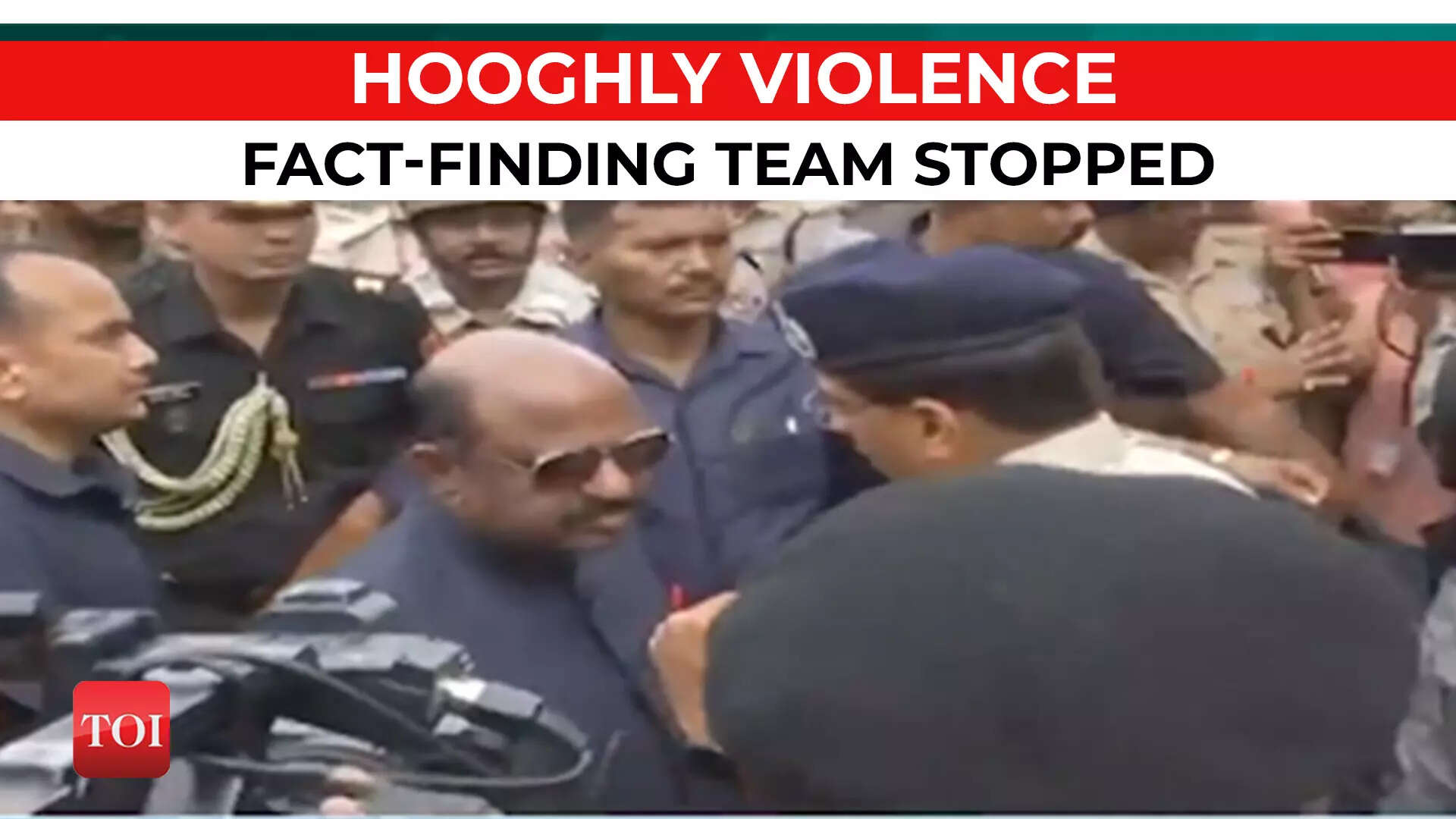 West Bengal: Cops stop fact-finding team from visiting violence-hit Hooghly