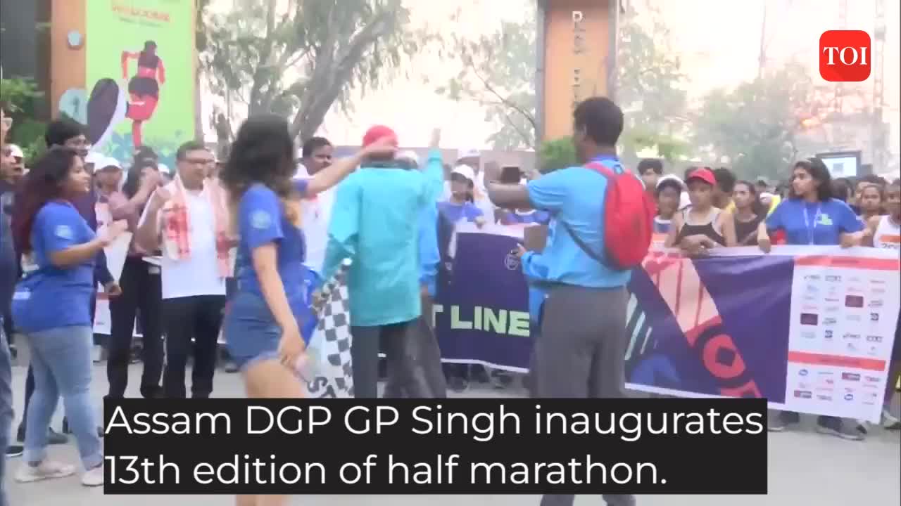 Assam DGP GP Singh inaugurates 13th edition of half marathon
