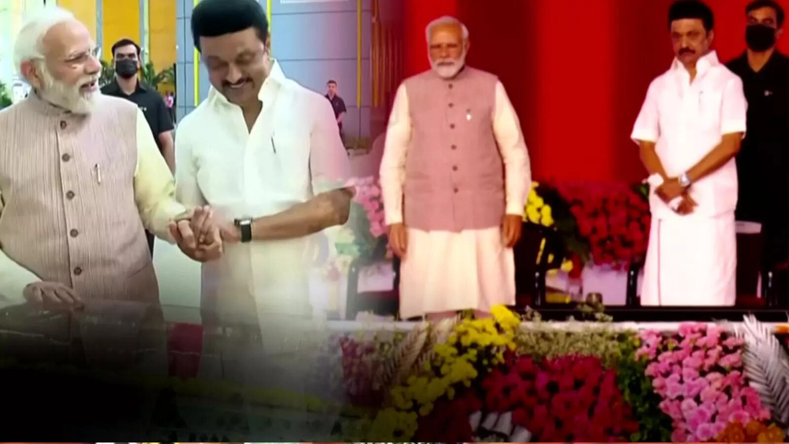 Chennai witnesses Modi-Stalin show of camaraderie, Tamil Nadu ...