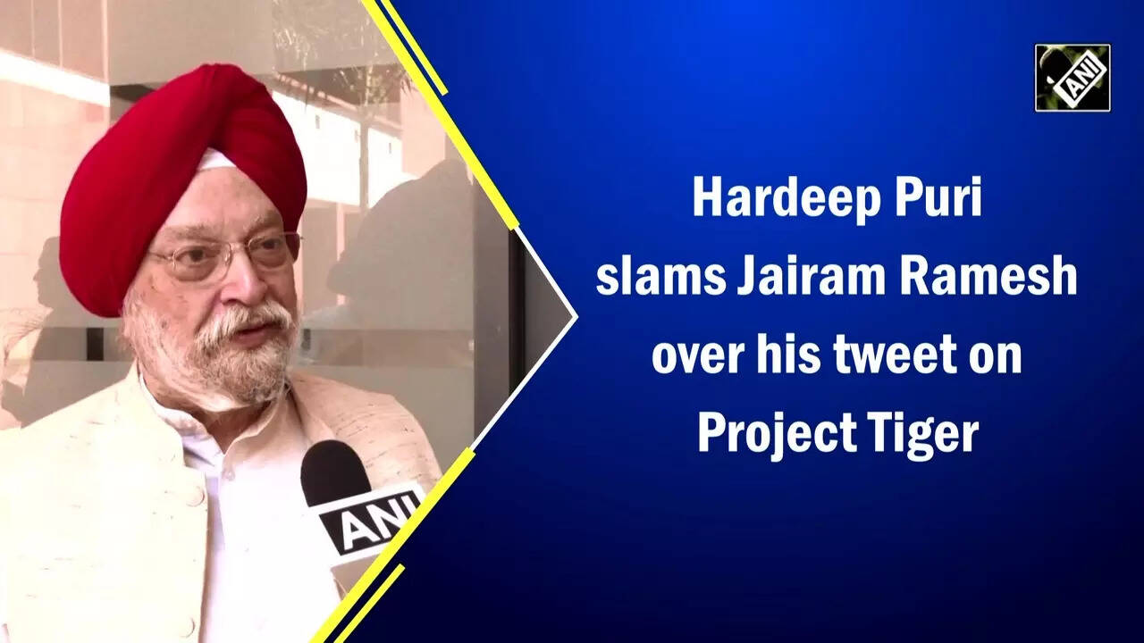 Hardeep Puri slams Jairam Ramesh over his tweet on Project Tiger