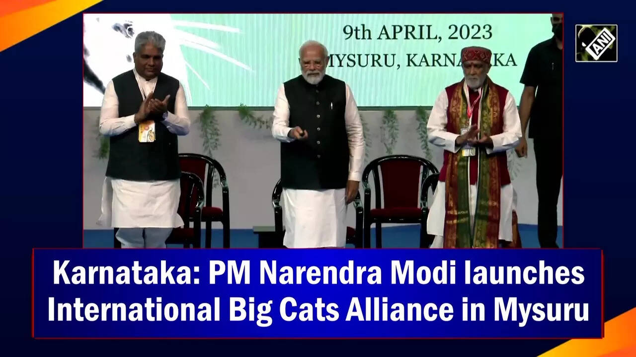 Karnataka: PM Narendra Modi launches International Big Cats Alliance in ...