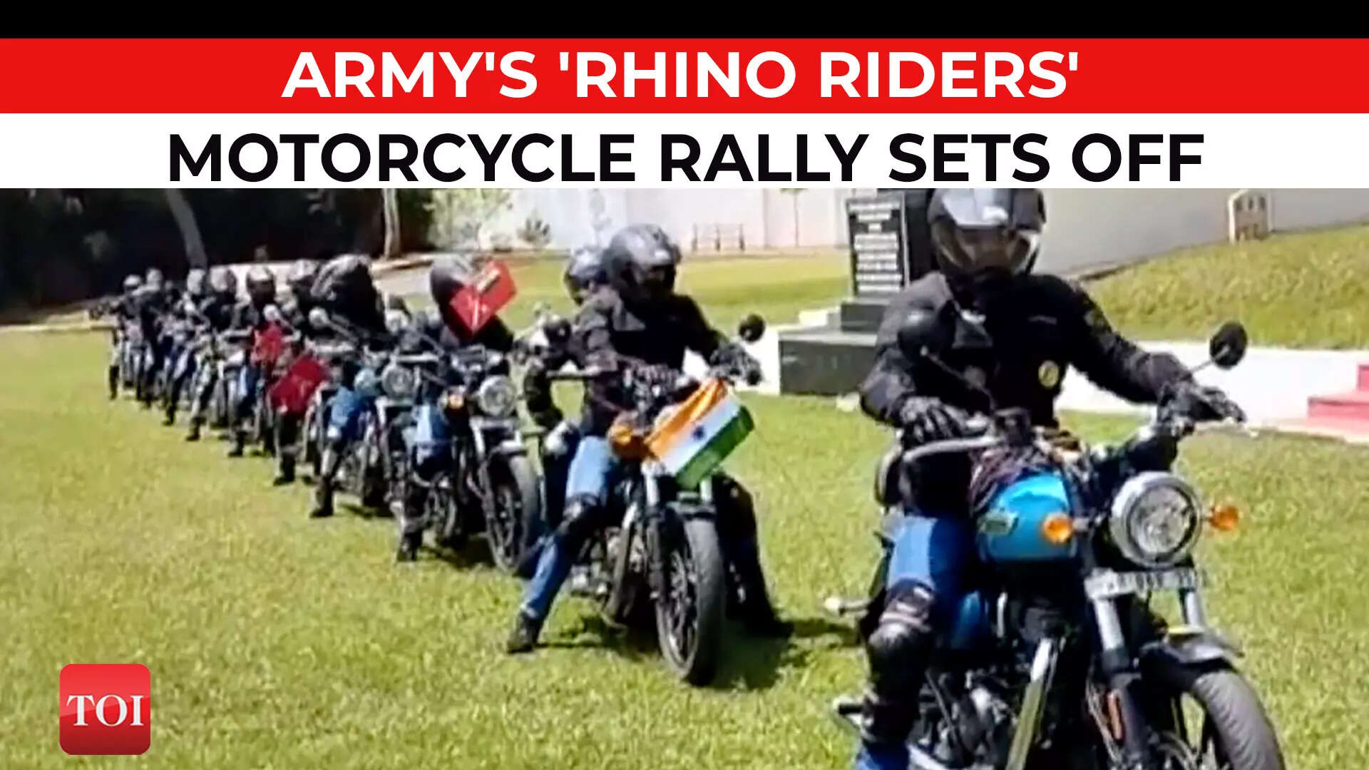 rhino riders: Army's 'Rhino Riders' Motorcycle Rally Sets Off on Tour ...