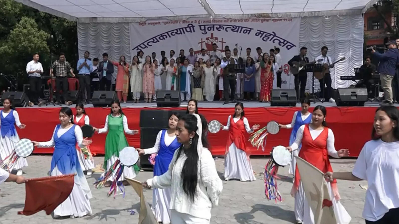 Christians in Nepal mark Easter Sunday, hold mass prayers