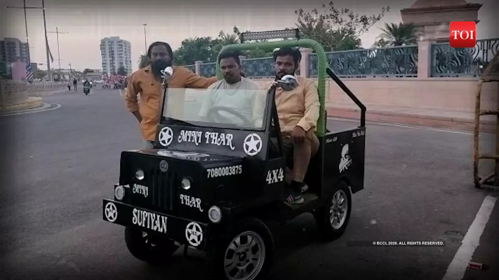 Watch: Lucknow car mechanic's 'Mini Thar' goes trendy