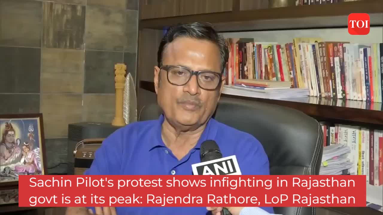 Sachin Pilot's protest shows infighting in Rajasthan govt is at its ...