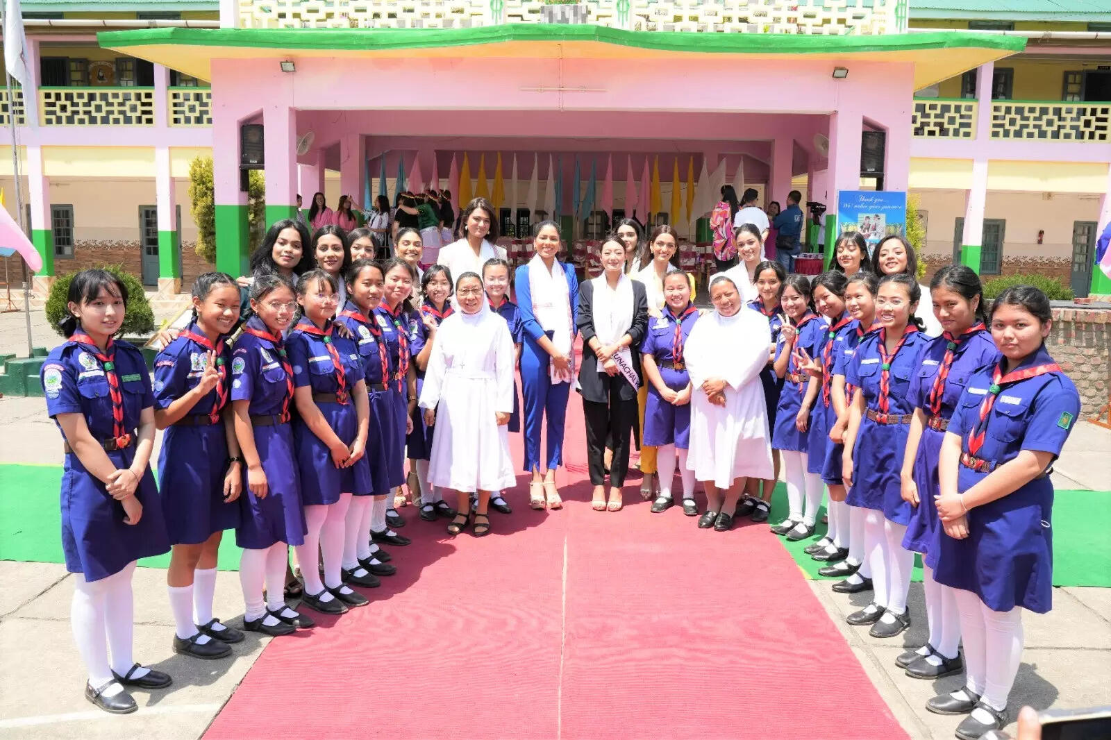 Femina Miss India 2023 State Winners visit Little Flower School in Manipur