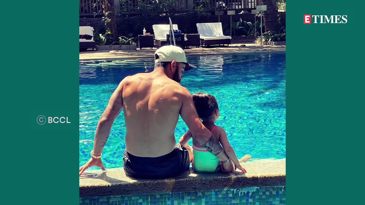 Virat Kohli enjoys pool time with daughter Vamika after RCB’s loss against LSG in a thrilling ...