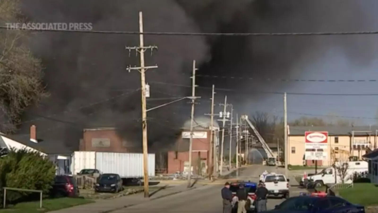 Fire causes evacuation order in Indiana city