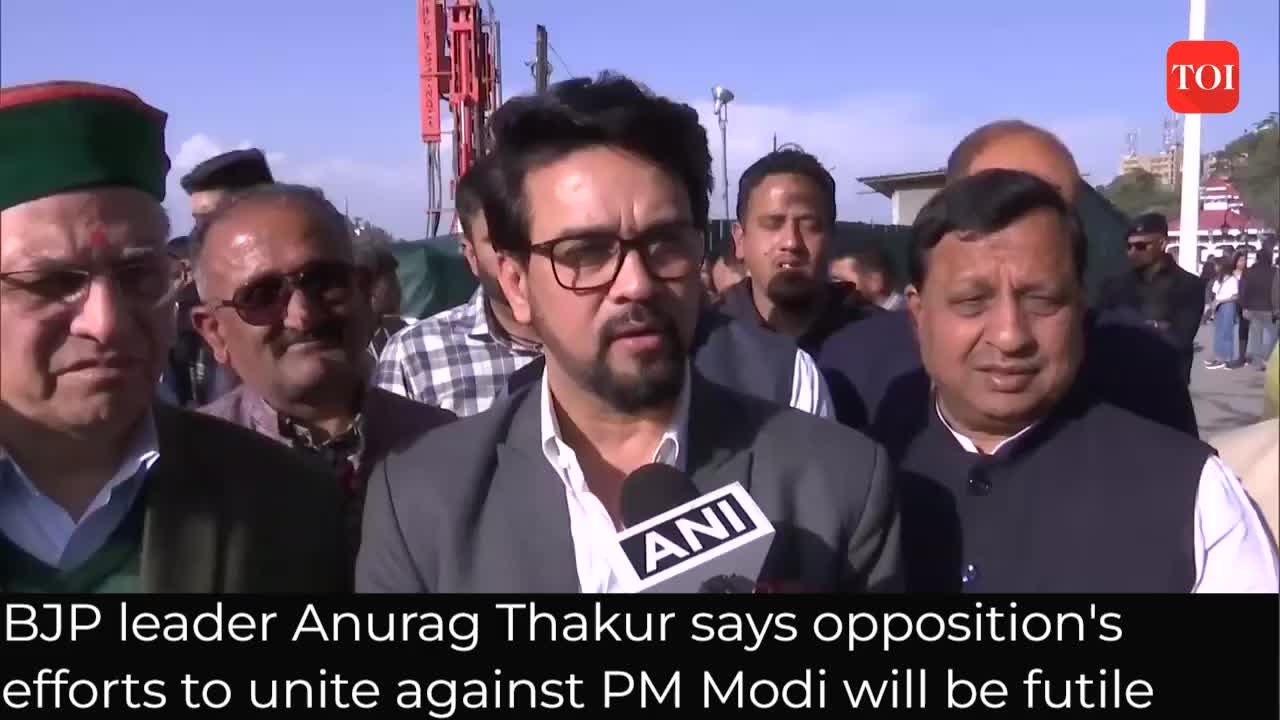Anurag Thakur says people will reject opposition's 'unholy alliance' against PM Modi