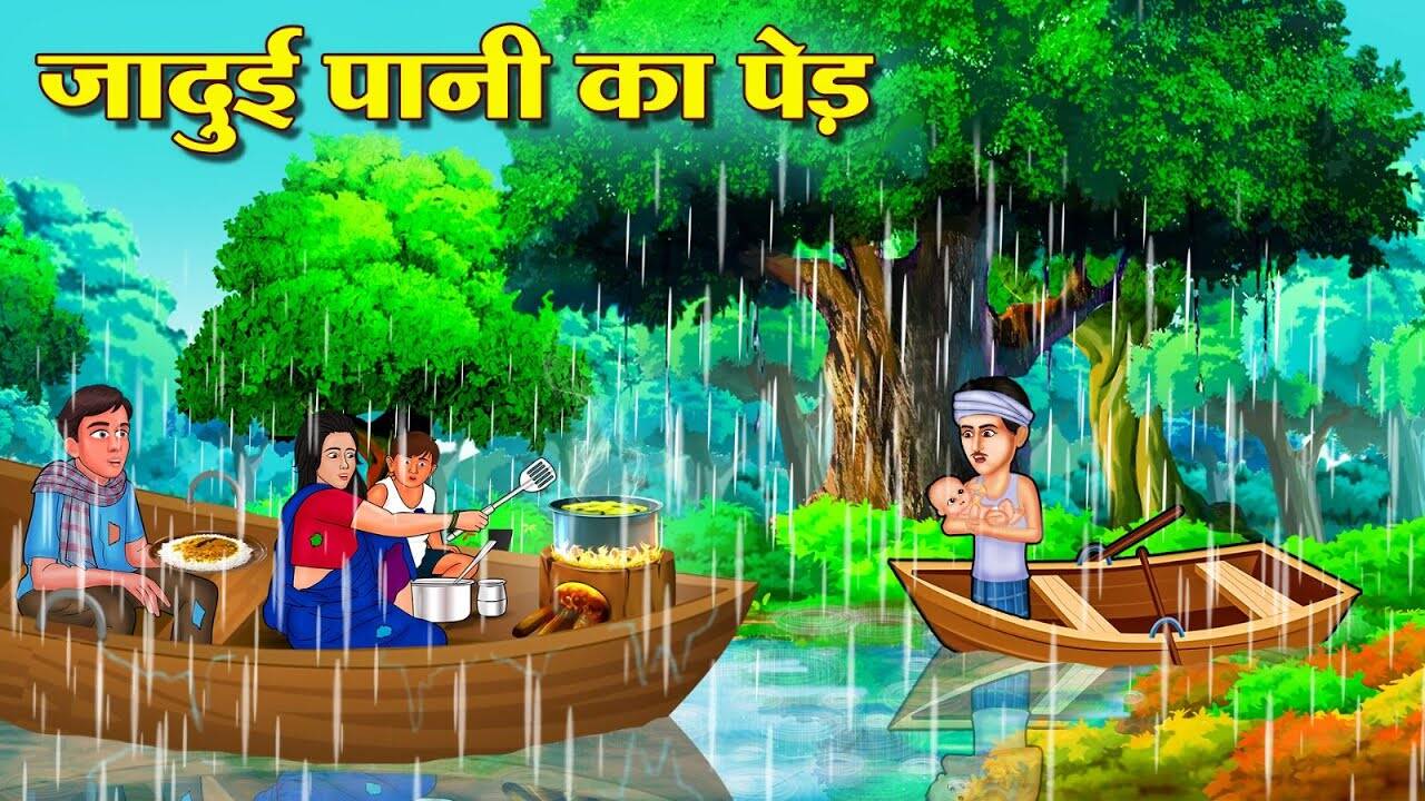 Watch Popular Children Hindi Story 'Jadui Pani Ka Ped' For Kids - Check ...