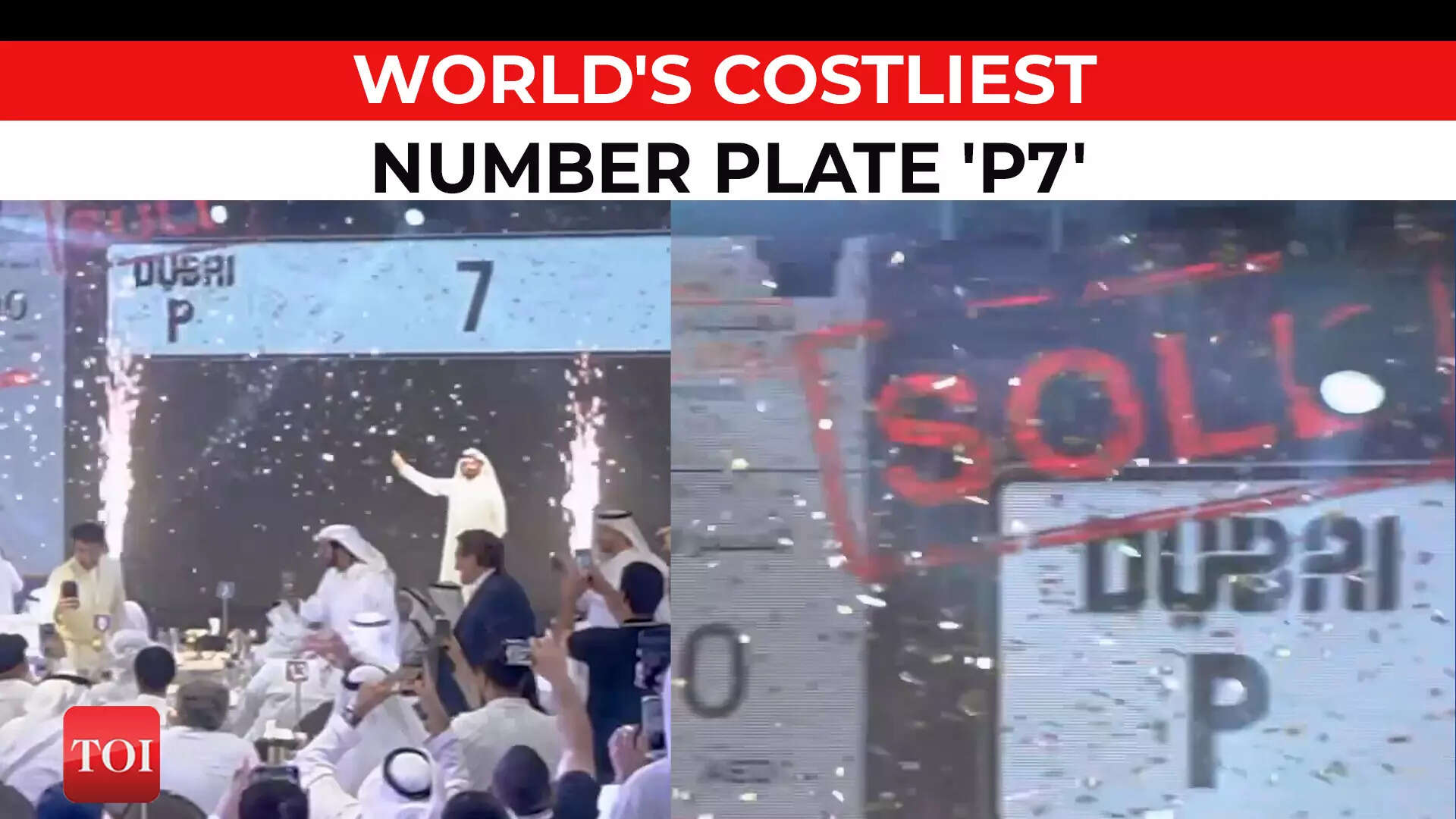 World's most expensive number plate sold for record Rs 122 crore in Dubai