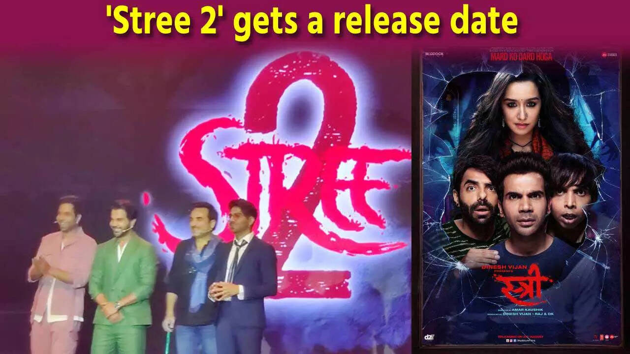Rajkummar Rao and Shraddha Kapoor starrer 'Stree 2' gets a release date