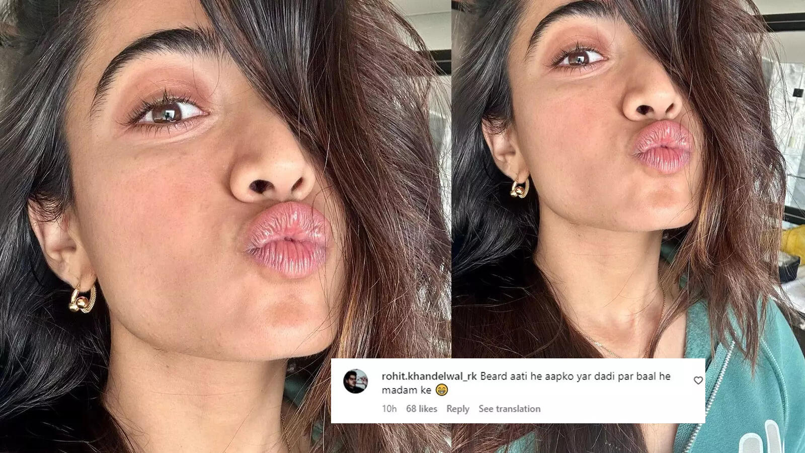 'Beard aati hai aapko,' writes a troll as Rashmika Mandanna posts a ...