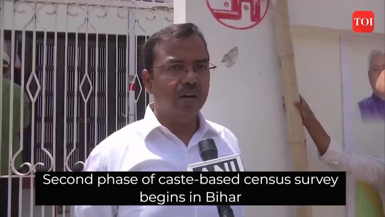 Second phase of caste-based census survey begins in Bihar Second phase of caste-based census survey begins in Bihar