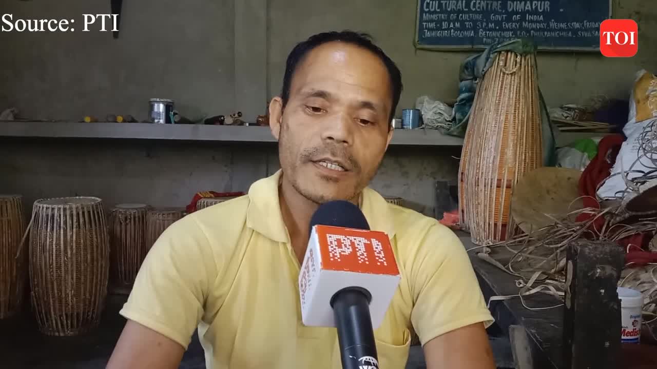 Family in Assam's Sivasagar engaged in making dhols since Ahom era
