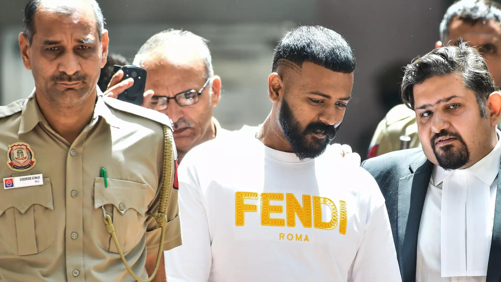 Conman Sukesh Chandrashekhar produced at Patiala House Court of Delhi