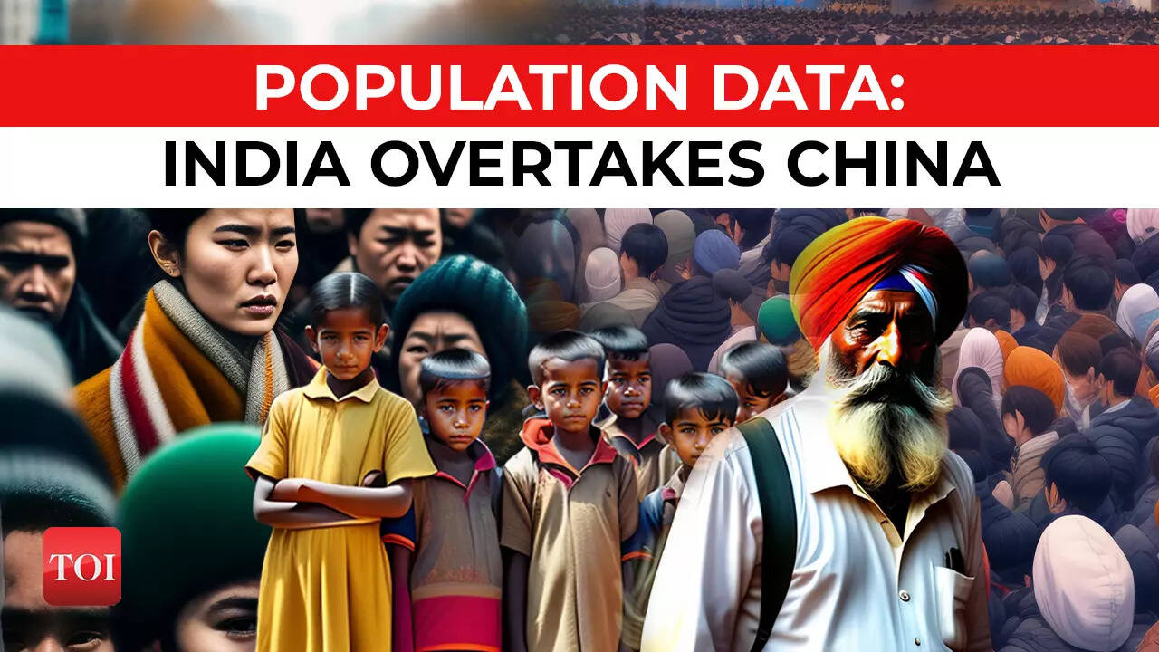 India becomes world's most populous nation, surpasses China, says UN report