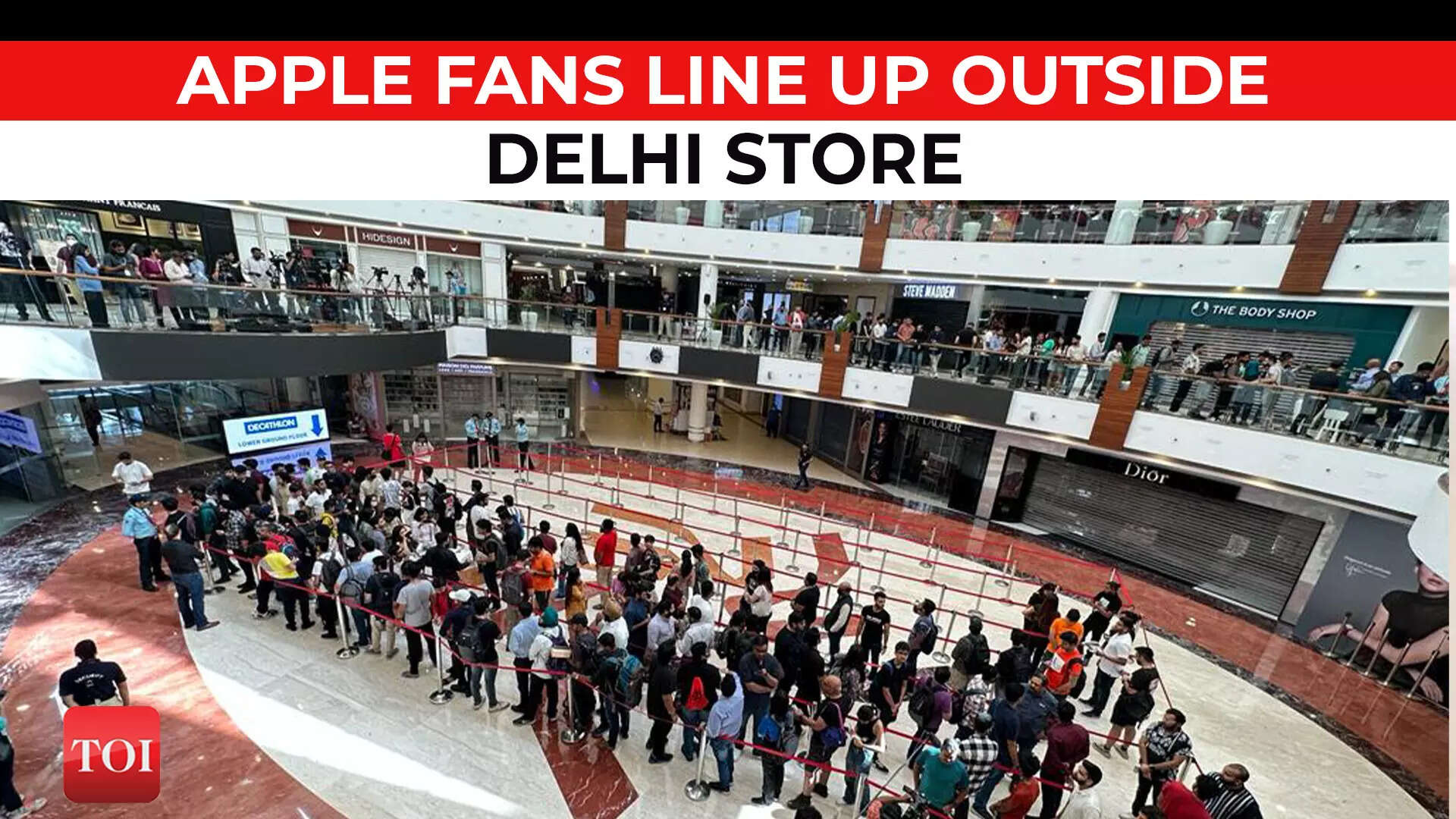 Apple Delhi Store: Among first in line outside, a fan family and Mumbai customer who wants to ...