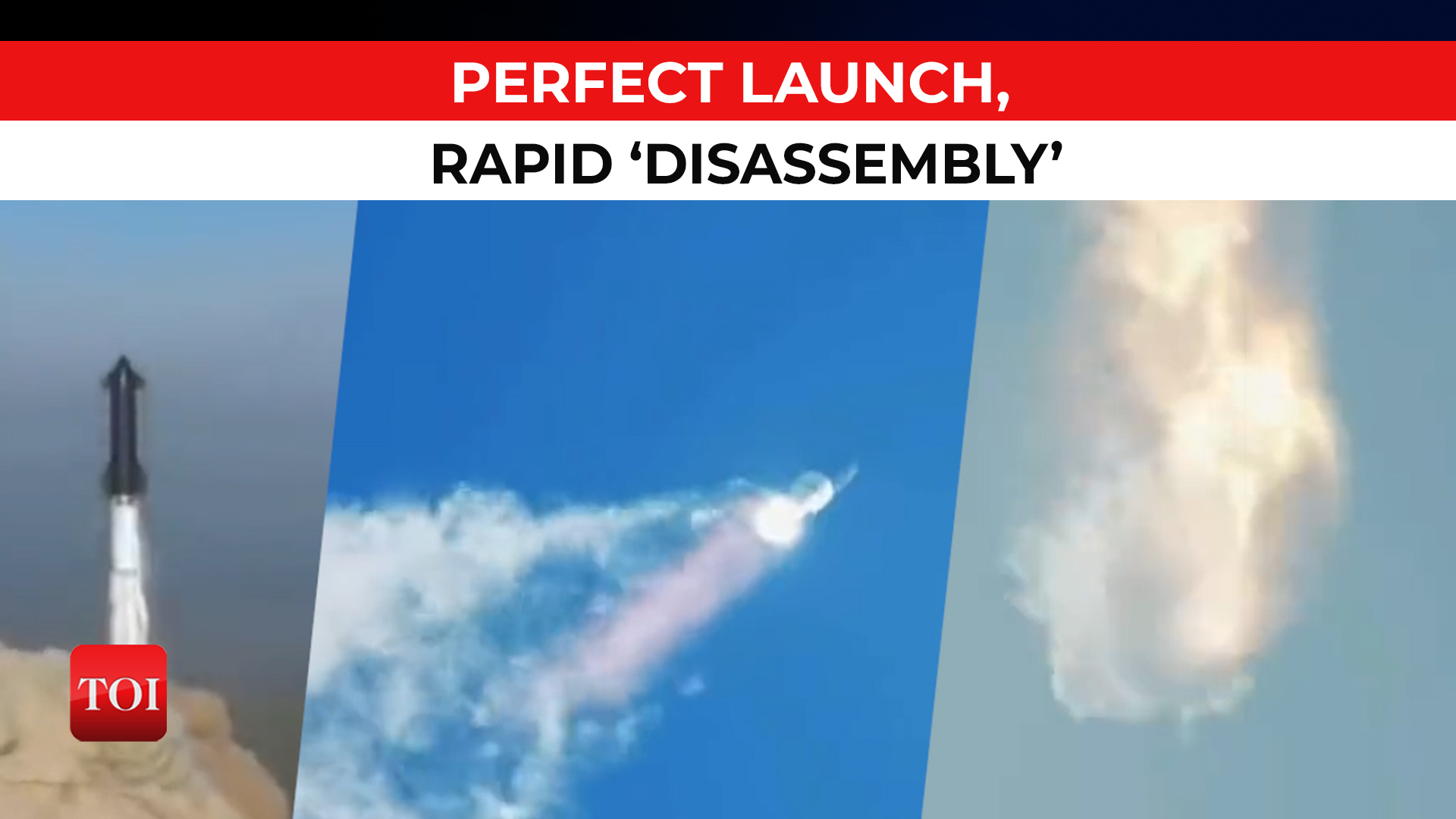 Watch: World’s largest spaceship Starship explodes during test flight