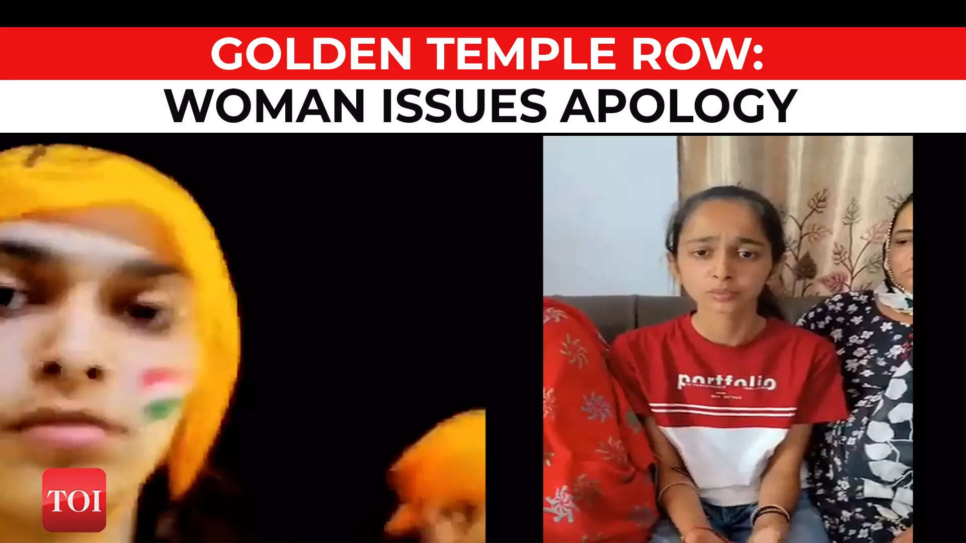 Golden temple controversy: Woman denied entry over tricolour face paint ...