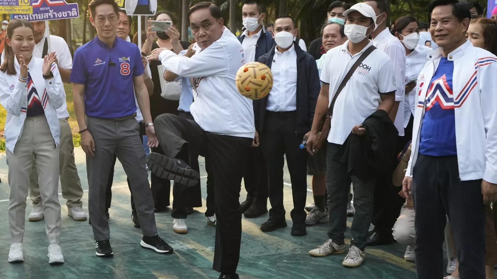 Thailand's prime minister Prayuth Chan-ocha plays traditional game for ...