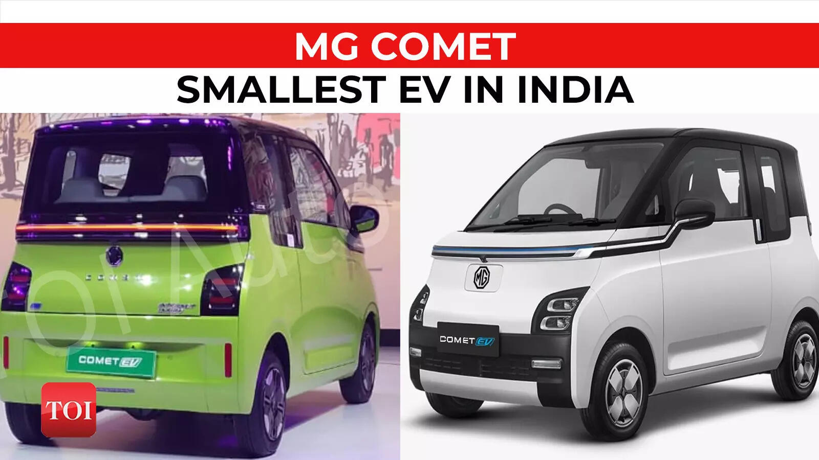 Introducing the MG Comet: India's Smallest and Most Efficient EV