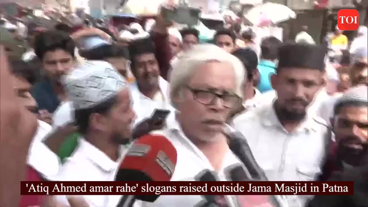 imran pratapgarhi: 'Atiq Ahmed amar rahe' slogans raised in Patna after ...