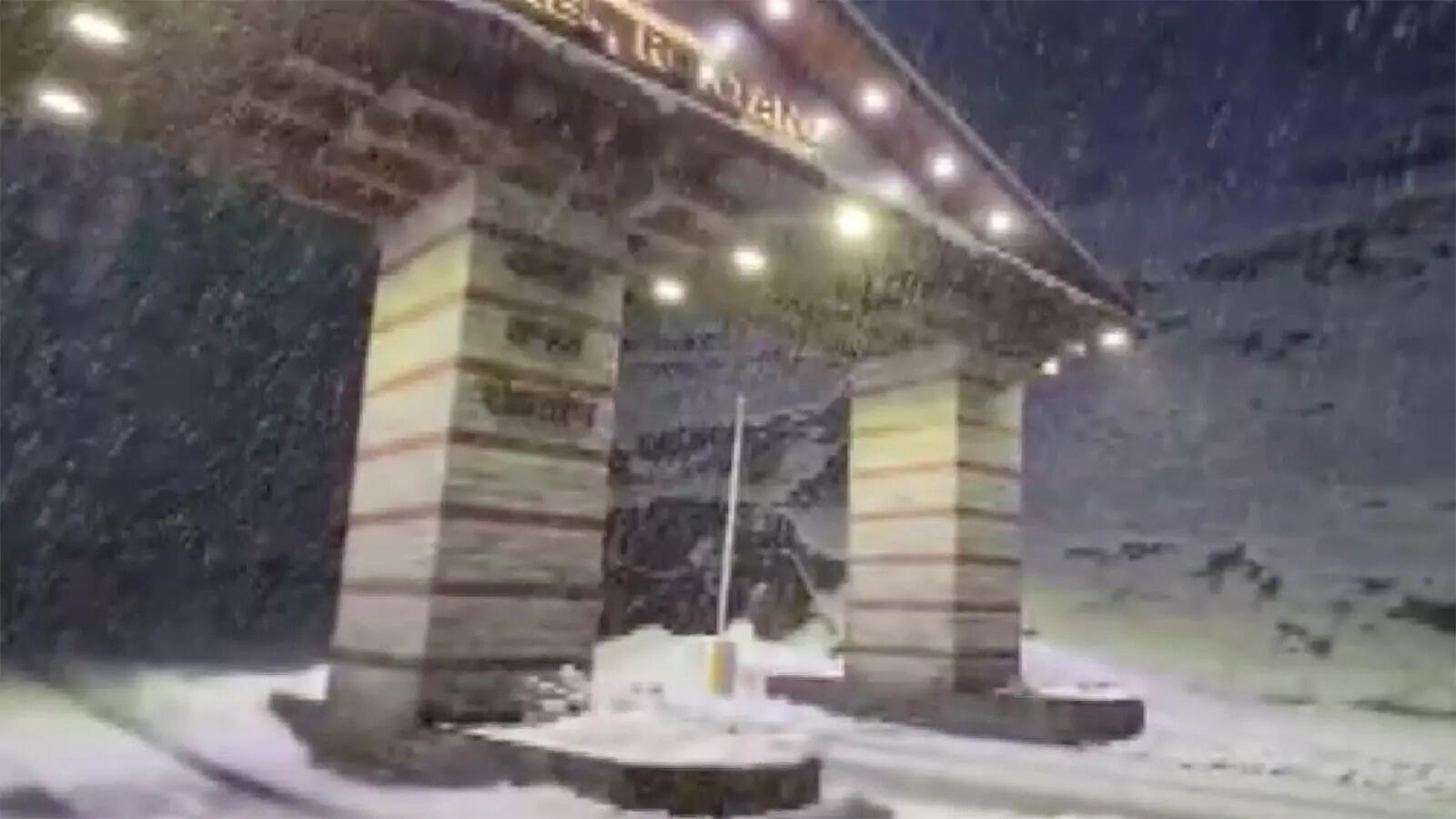 Himachal: Atal Tunnel in Manali receives fresh snowfall, turns hill pearly white