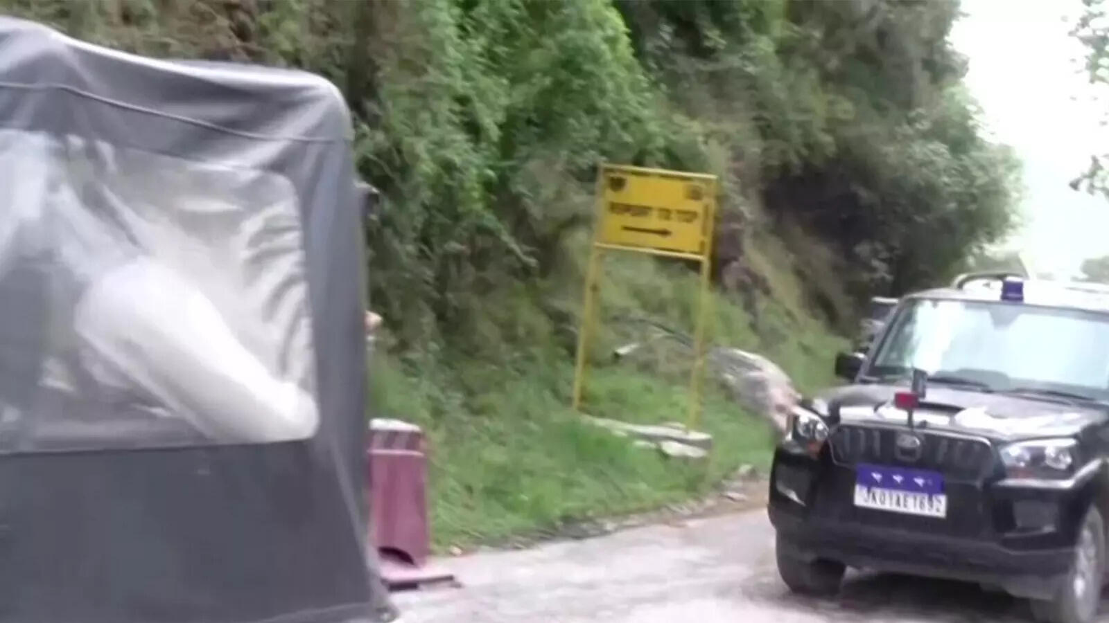 ADGP Jammu Zone Mukesh Singh reaches Poonch terror attack site