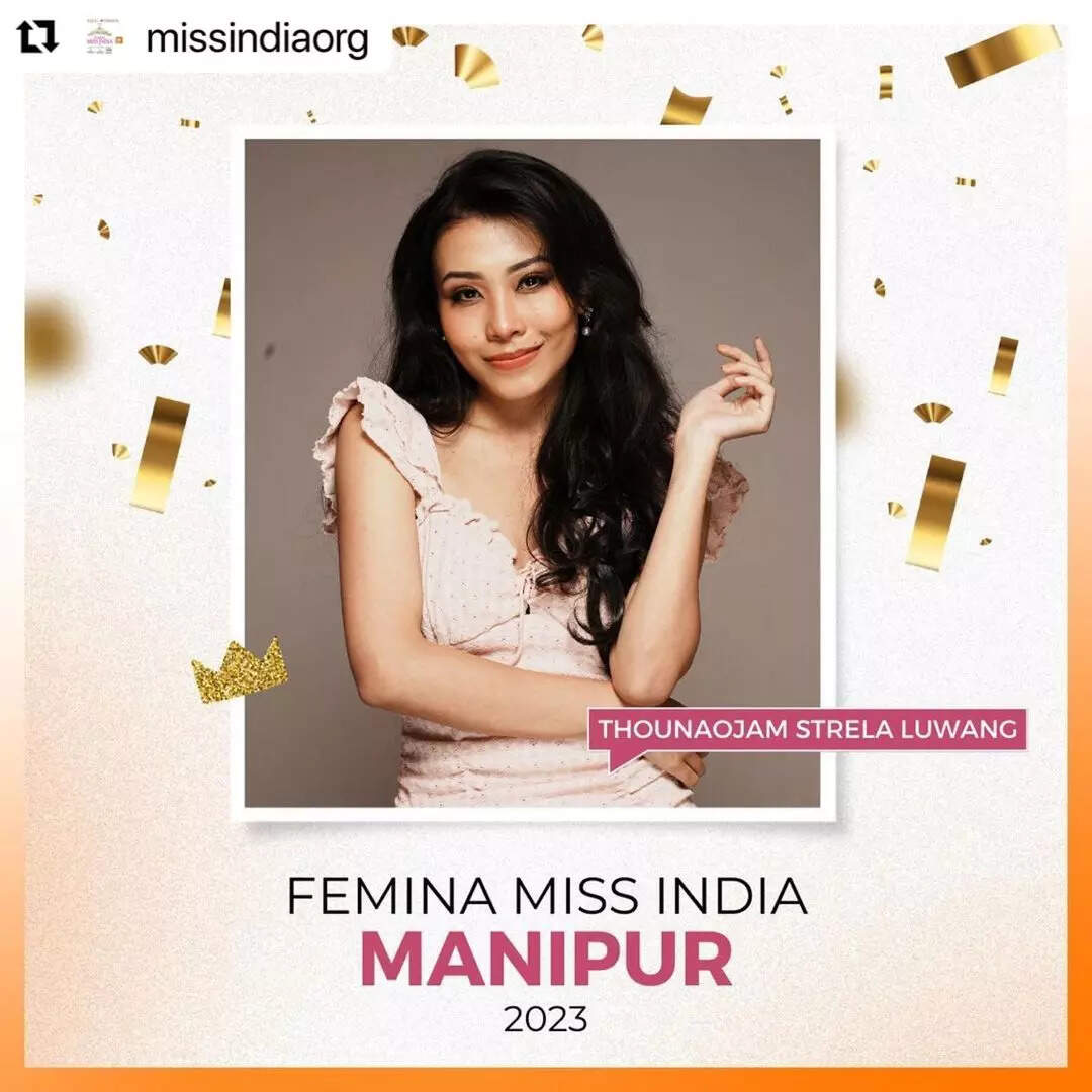 Femina Miss India 2023 2nd Runner-up Thounaojam Strela Luwang's wonderful journey to the crown!