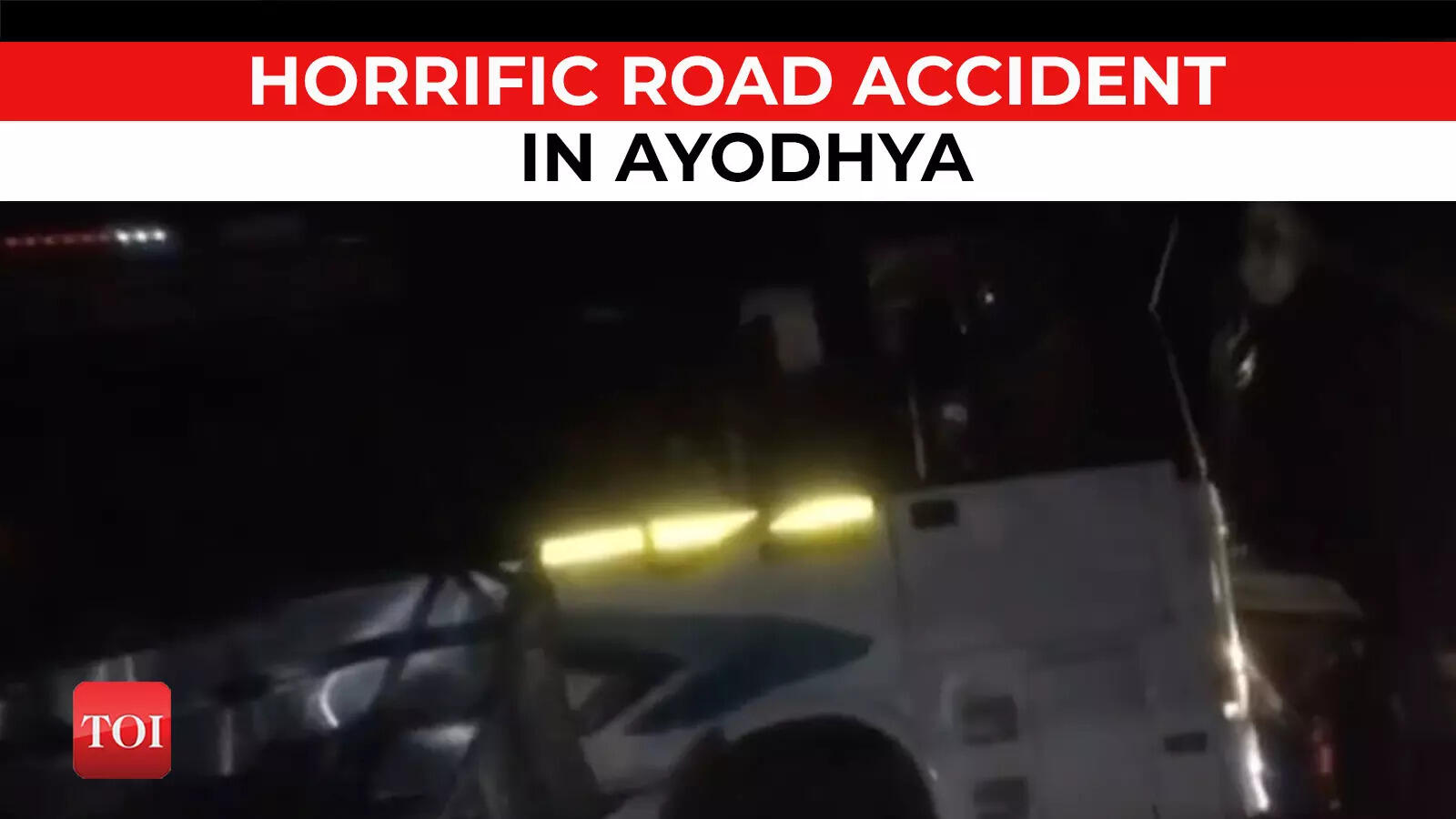 Ayodhya: At least 5 dead as bus topples after colliding with truck ...