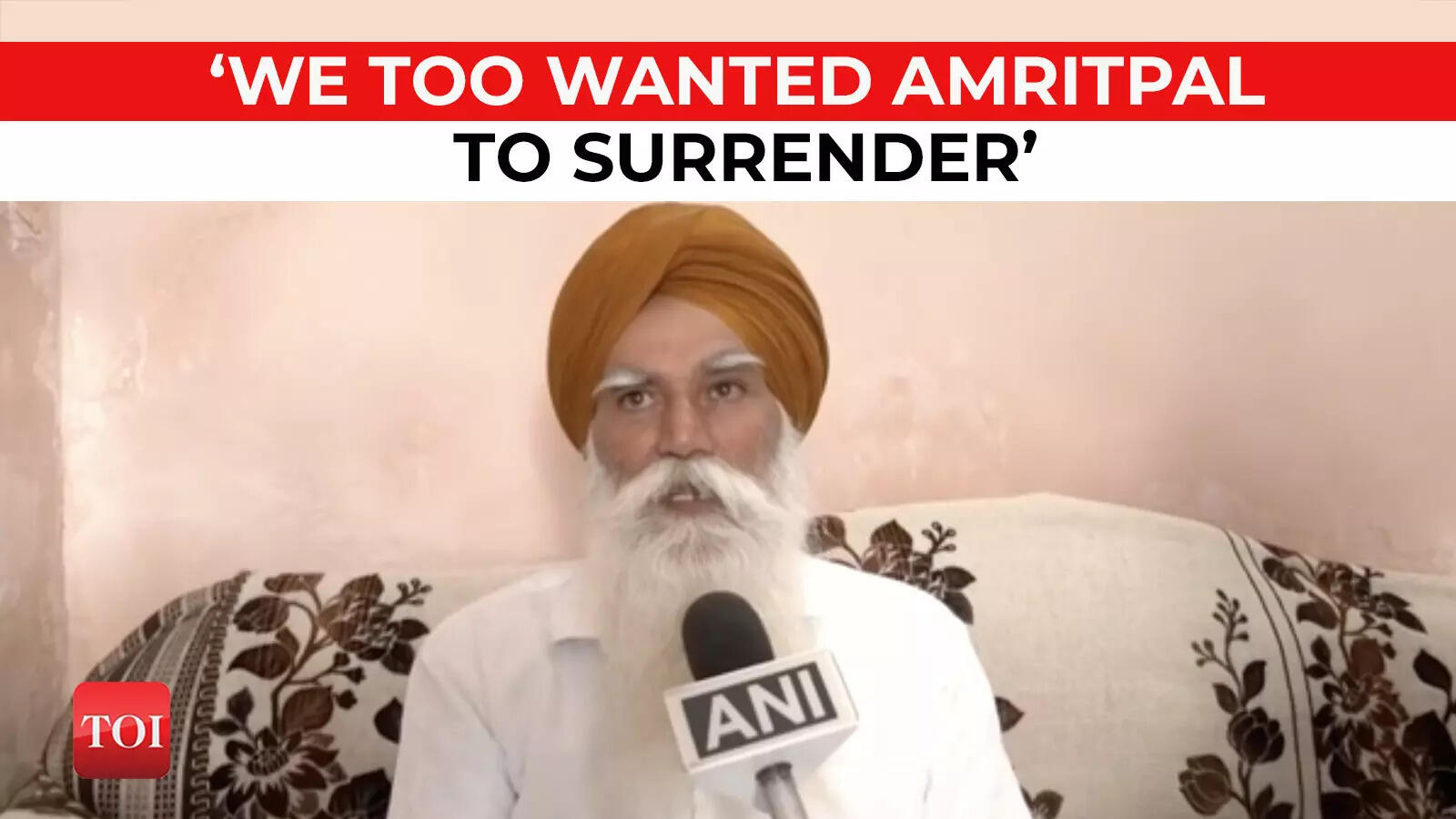 Through TV we came to know that he surrendered before the Police: Tarsem Singh, father of Waris ...