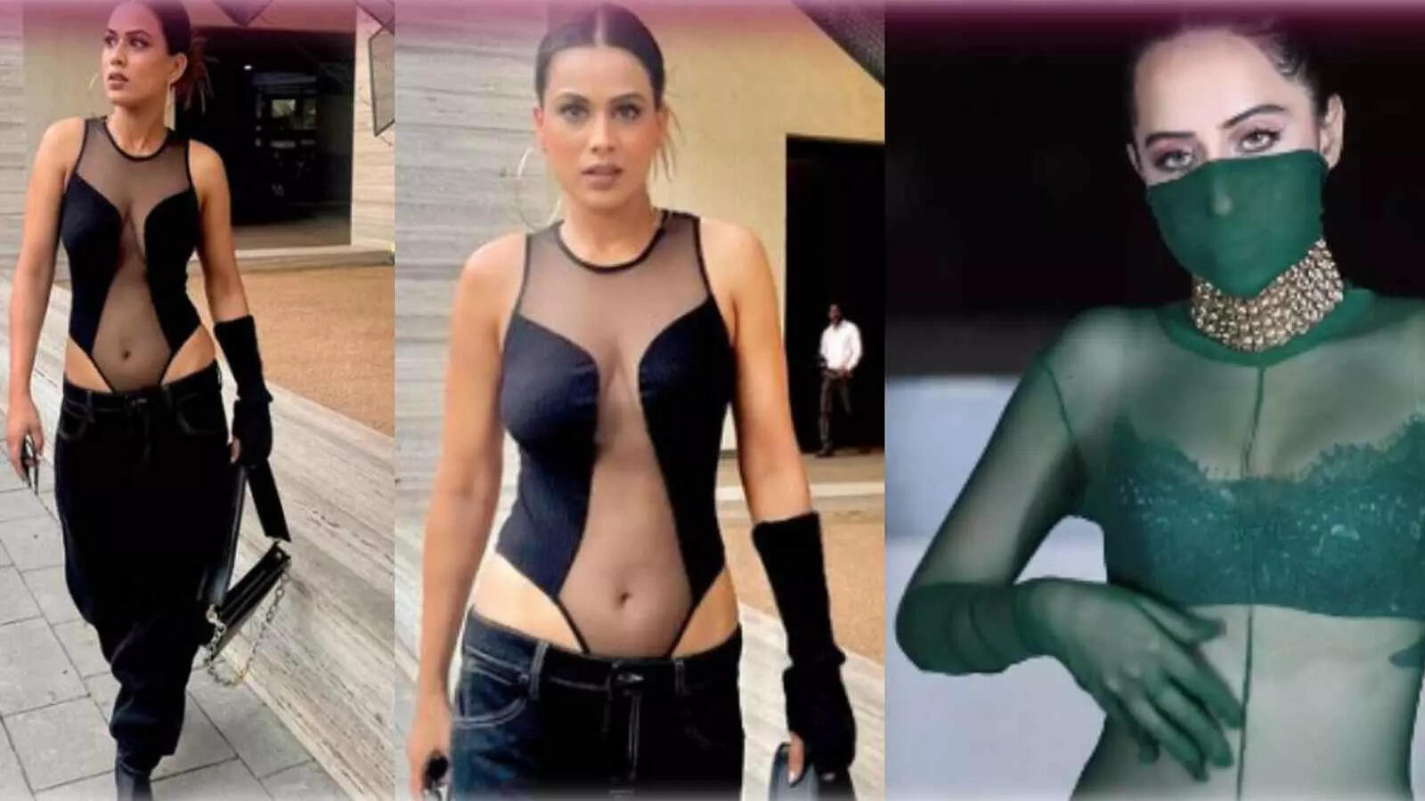 Nia Sharma gets brutally trolled for wearing mesh net bodysuit, netizens compare her with Urfi Javed