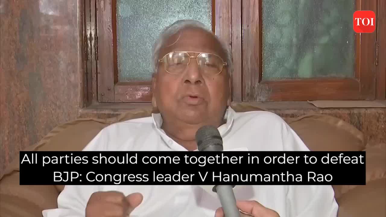 All parties should come together in order to defeat BJP: Congress ...