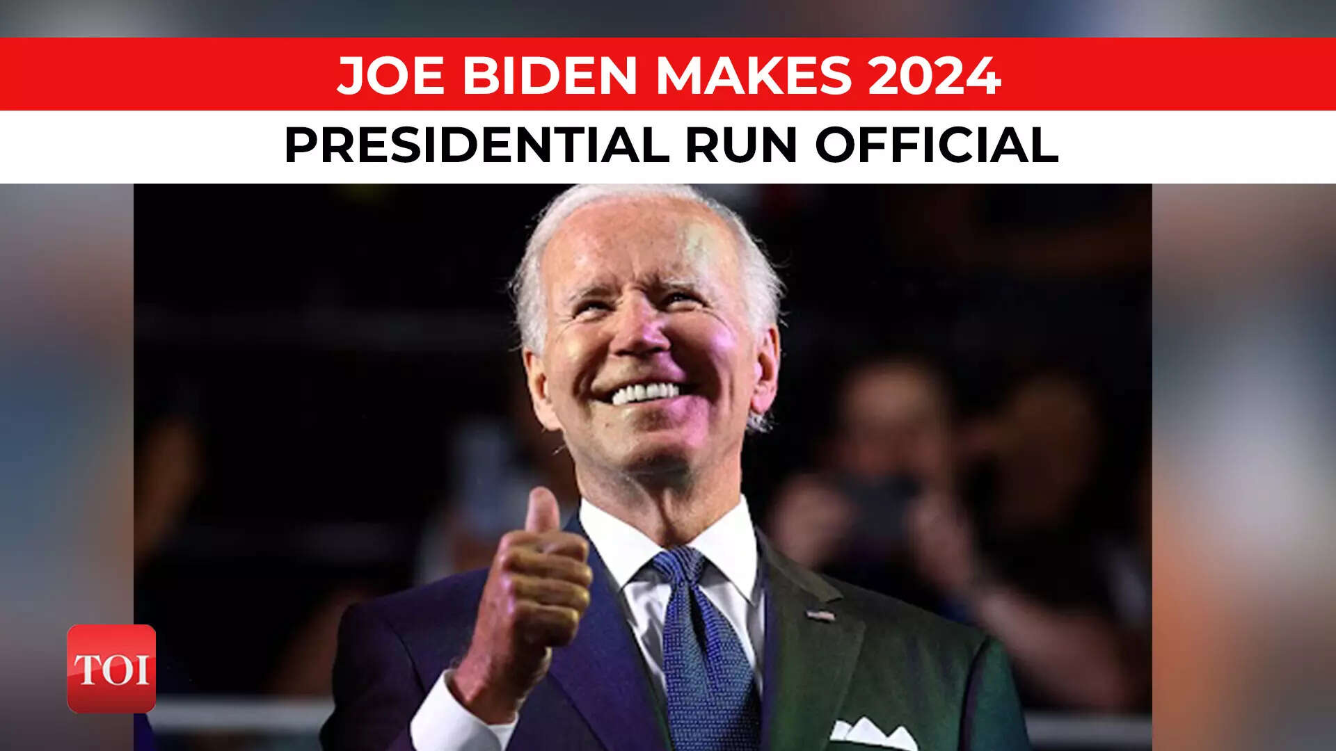 Joe Biden announces he is running for re-election, framing 2024 as a choice between 'more rights ...