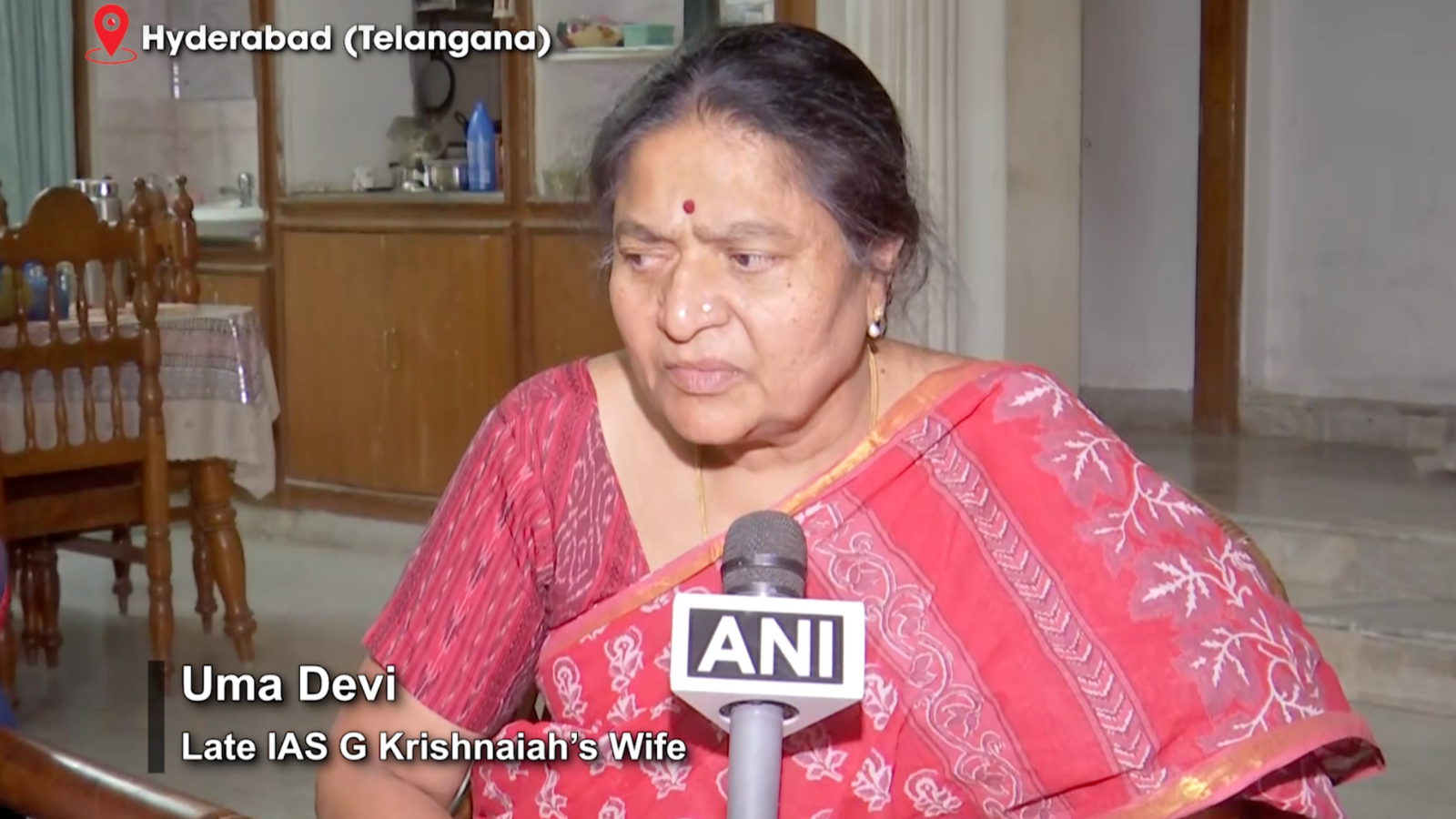 Not happy about release of former MP Anand Mohan: Uma Devi, wife of late IAS officer G Krishnaiah