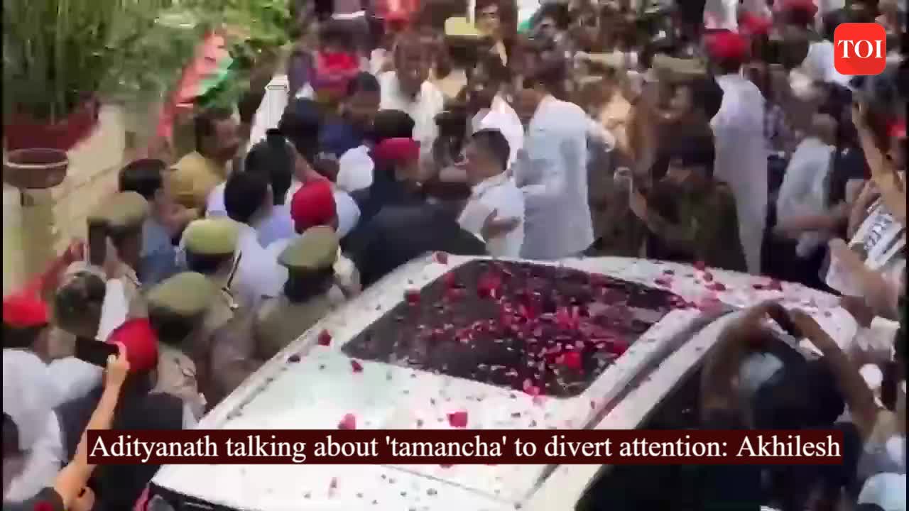 Adityanath talking about 'tamancha' to divert attention: Akhilesh