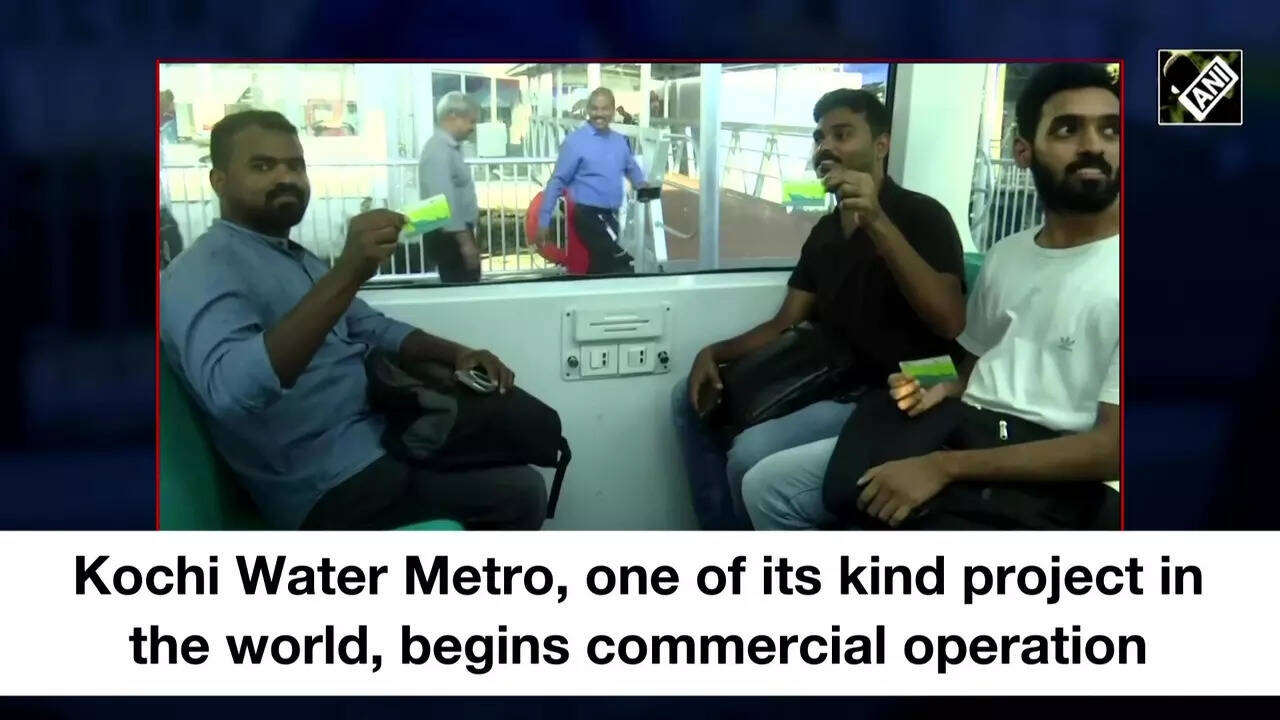 Kochi Water Metro, one of its kind project in the world, begins ...