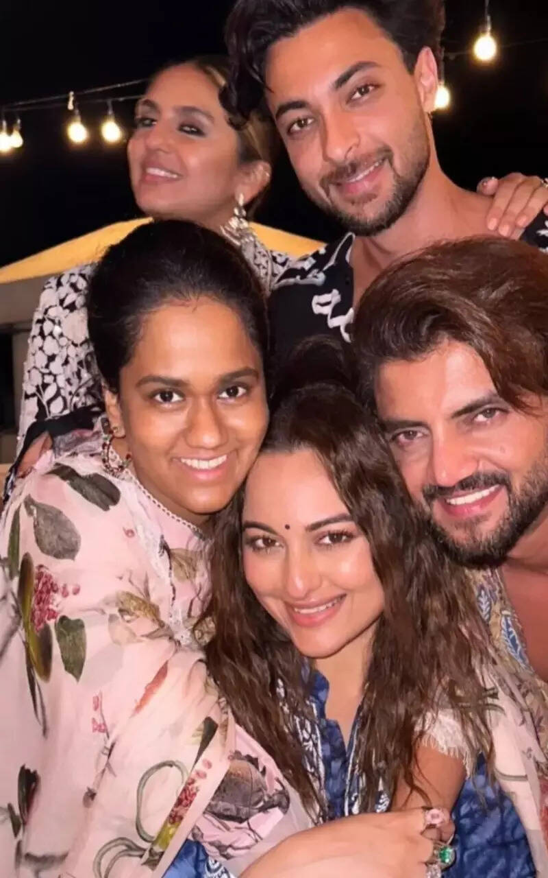 These cosy pictures of Sonakshi Sinha and Zaheer Iqbal from Huma ...