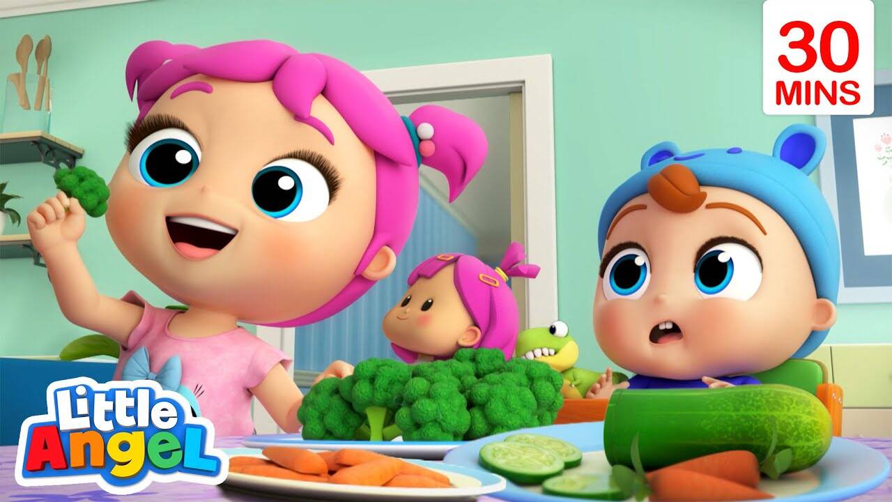 Nursery Rhymes in English: Children Video Song in English 'Eat Your ...