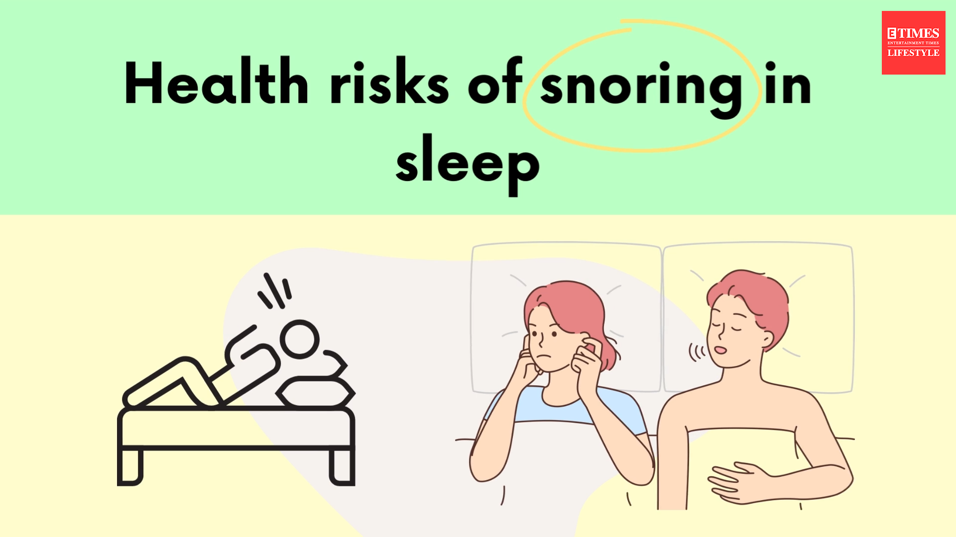 Health risks of snoring in sleep