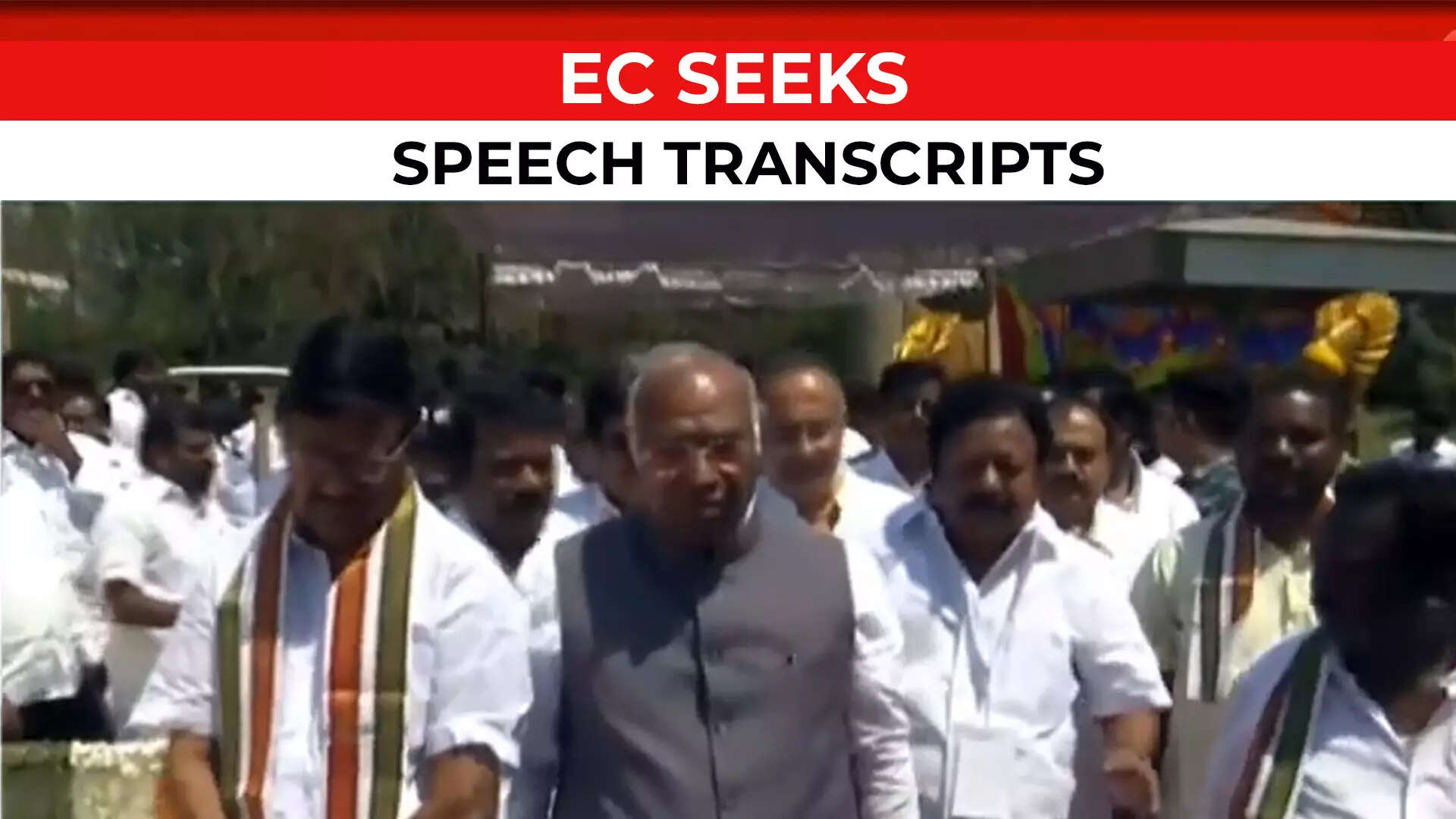 Election Commission seeks transcripts of remarks by Mallikarjun Kharge, Amit shah, and Yogi ...