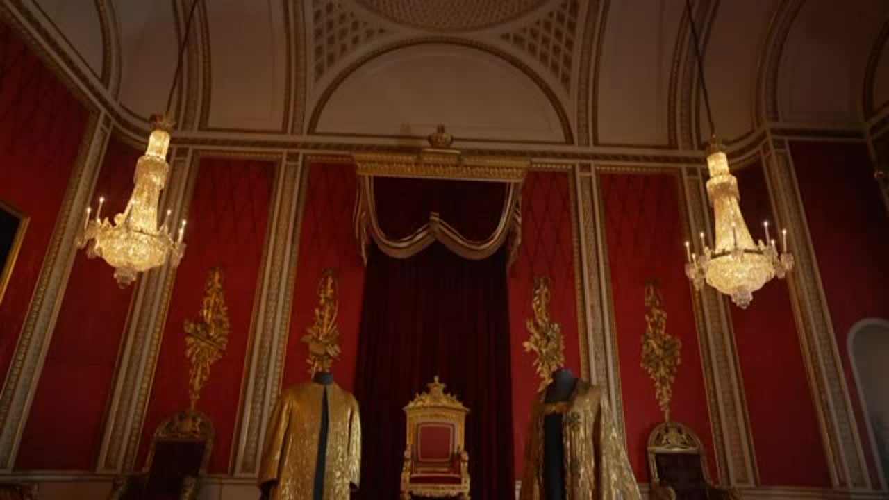 Historic coronation robes prepared for King Charles III