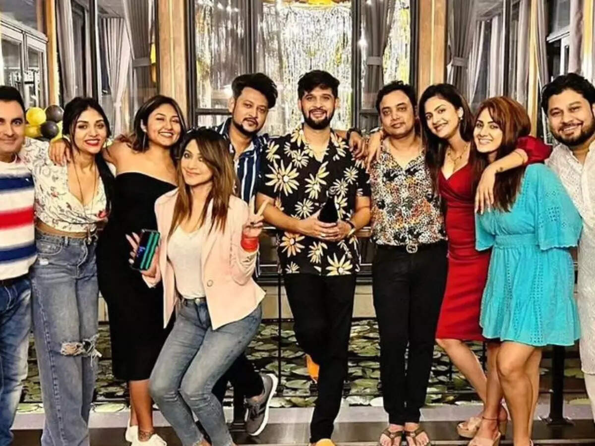 Neel Bhattacharya, Trina Saha and others have a rocking party with ...