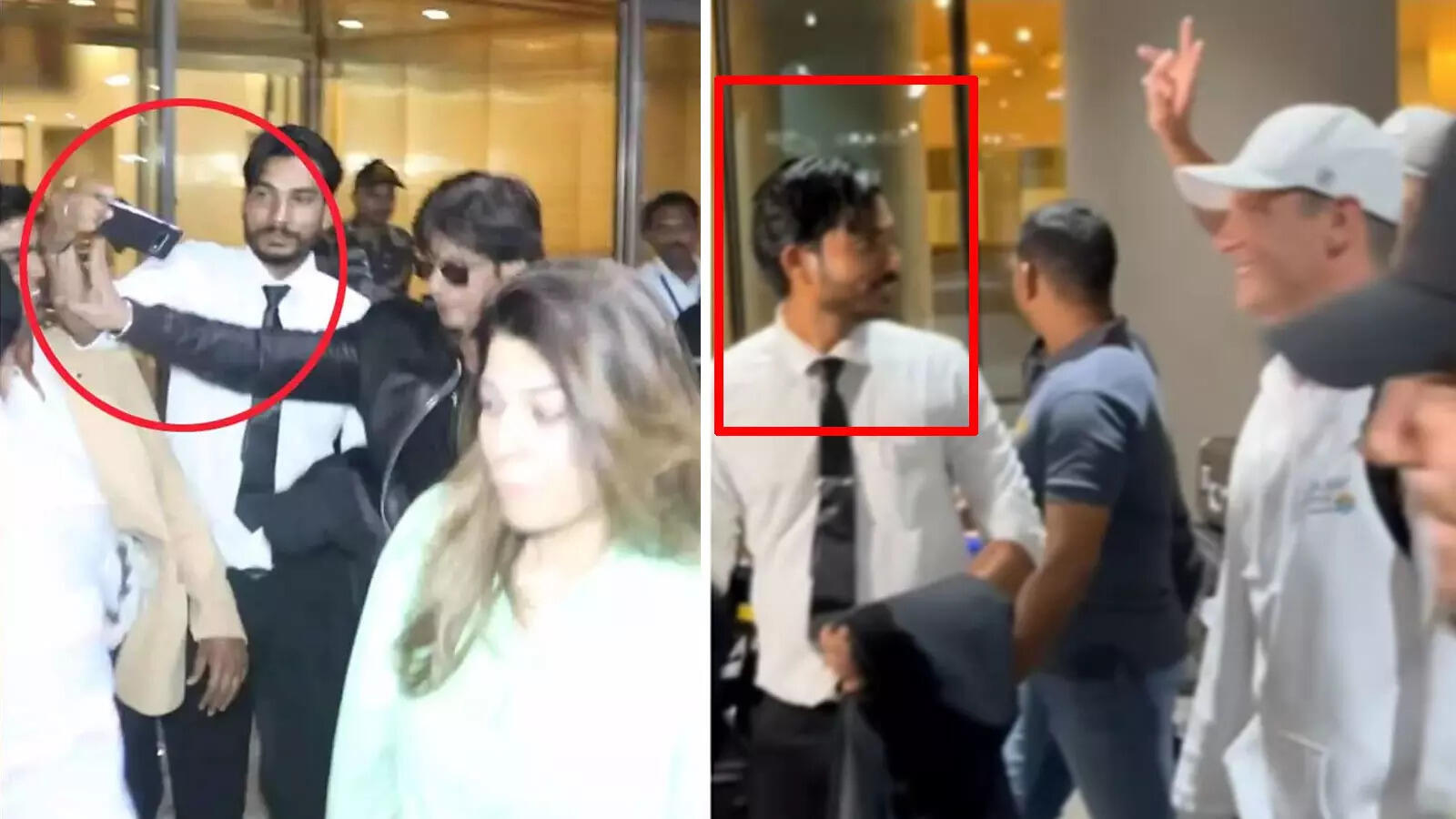 After making Shah Rukh Khan angry, the same man spotted chasing Backstreet Boys at the airport ...
